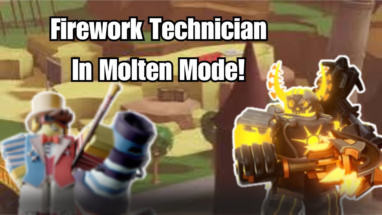 (TDS) Firework Technician In Molten Mode! - YouTube