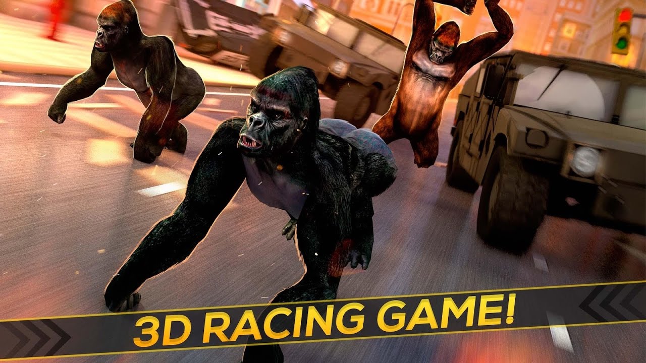 👑👍King of Monkeys 🐵 City Attack By Free Wild Simulator Games Simulation ...