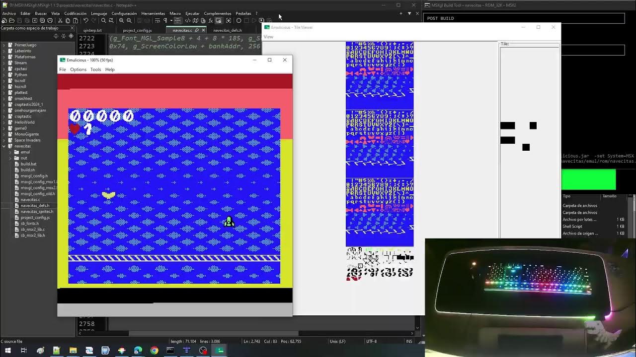 Programando un Space Invaders para MSX2 (1) - YouTube