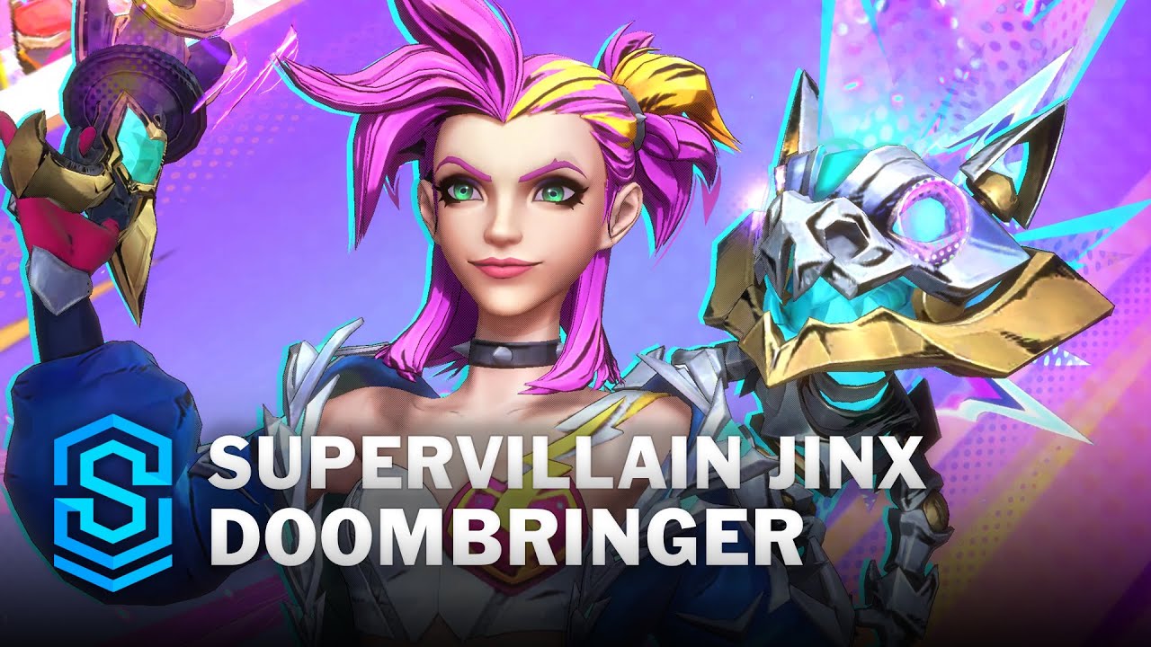 Supervillain Jinx Doombringer Wild Rift Skin Spotlight - YouTube