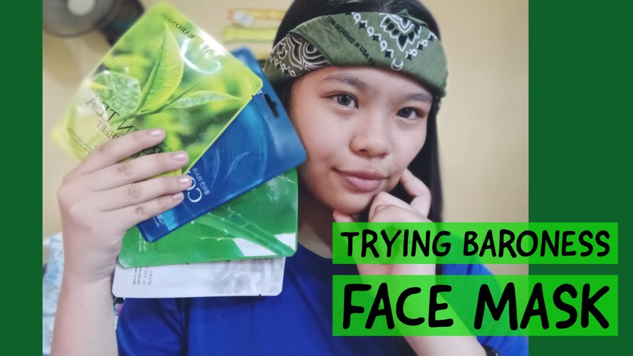 TRYING BARONESS FACE MASK - YouTube