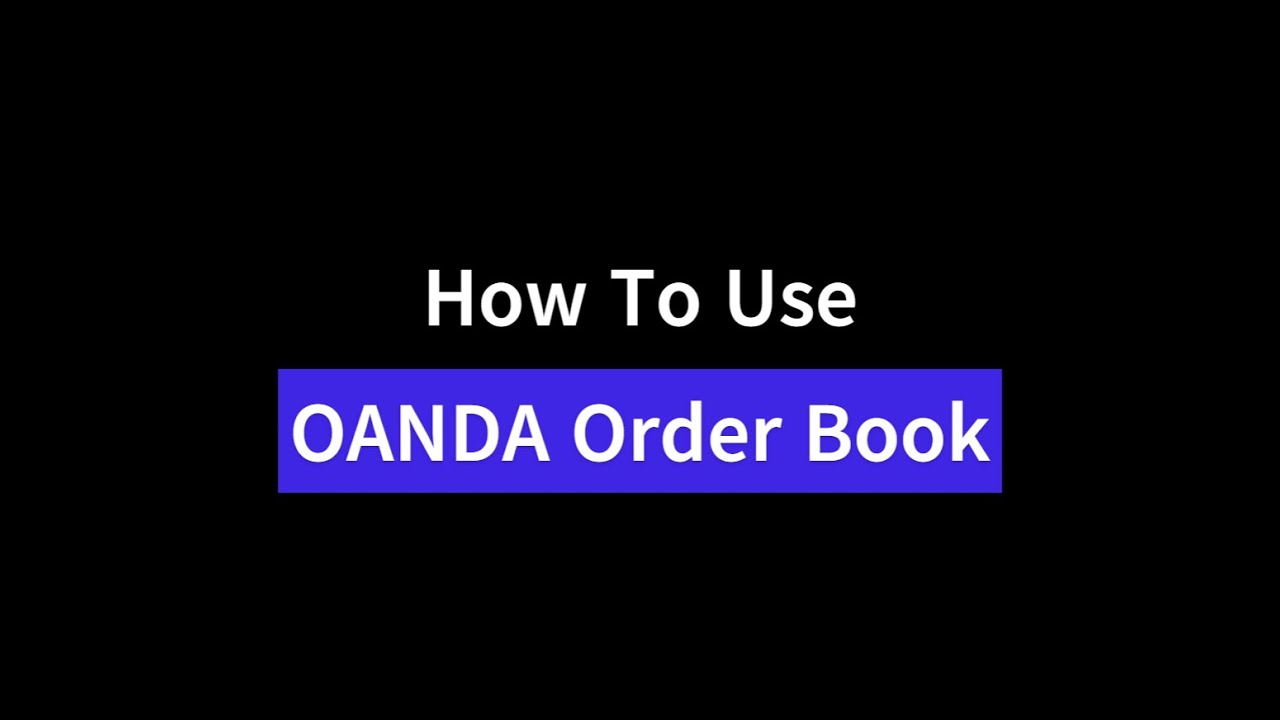 ใช้ OANDA Order Book สำหรับเทรดอย่างไร - YouTube