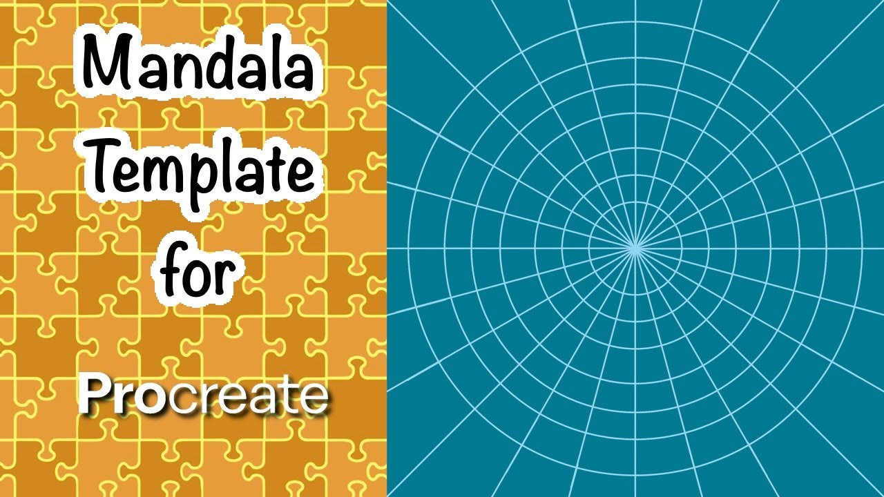 Mandala Template for Procreate - YouTube