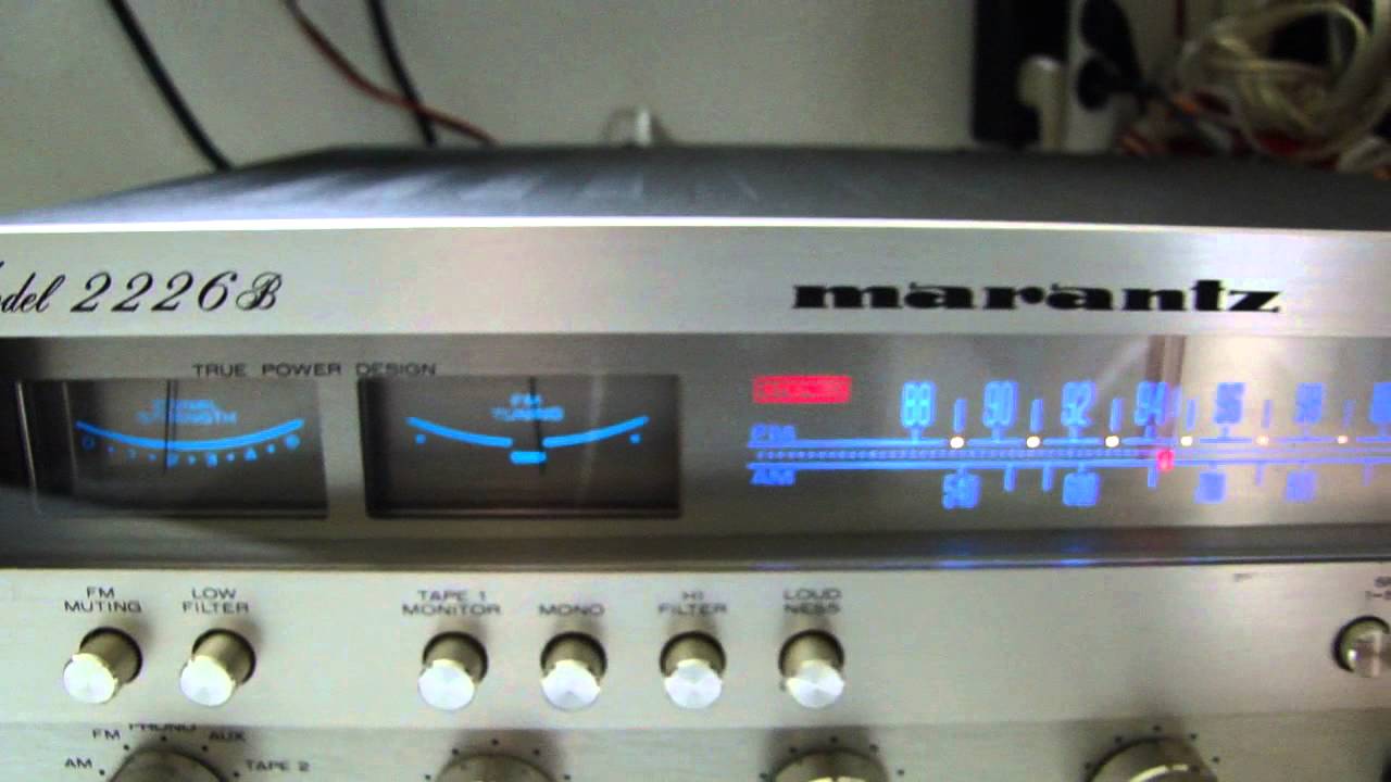 MARANTZ 2226 RECEIVER TEST - YouTube