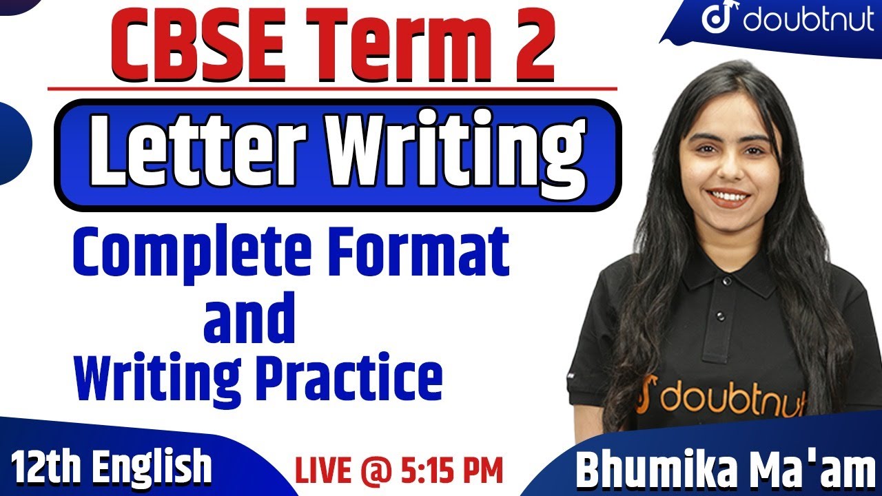 CBSE Term 2 | Letter Writing | Complete Format and Writing Practice ...