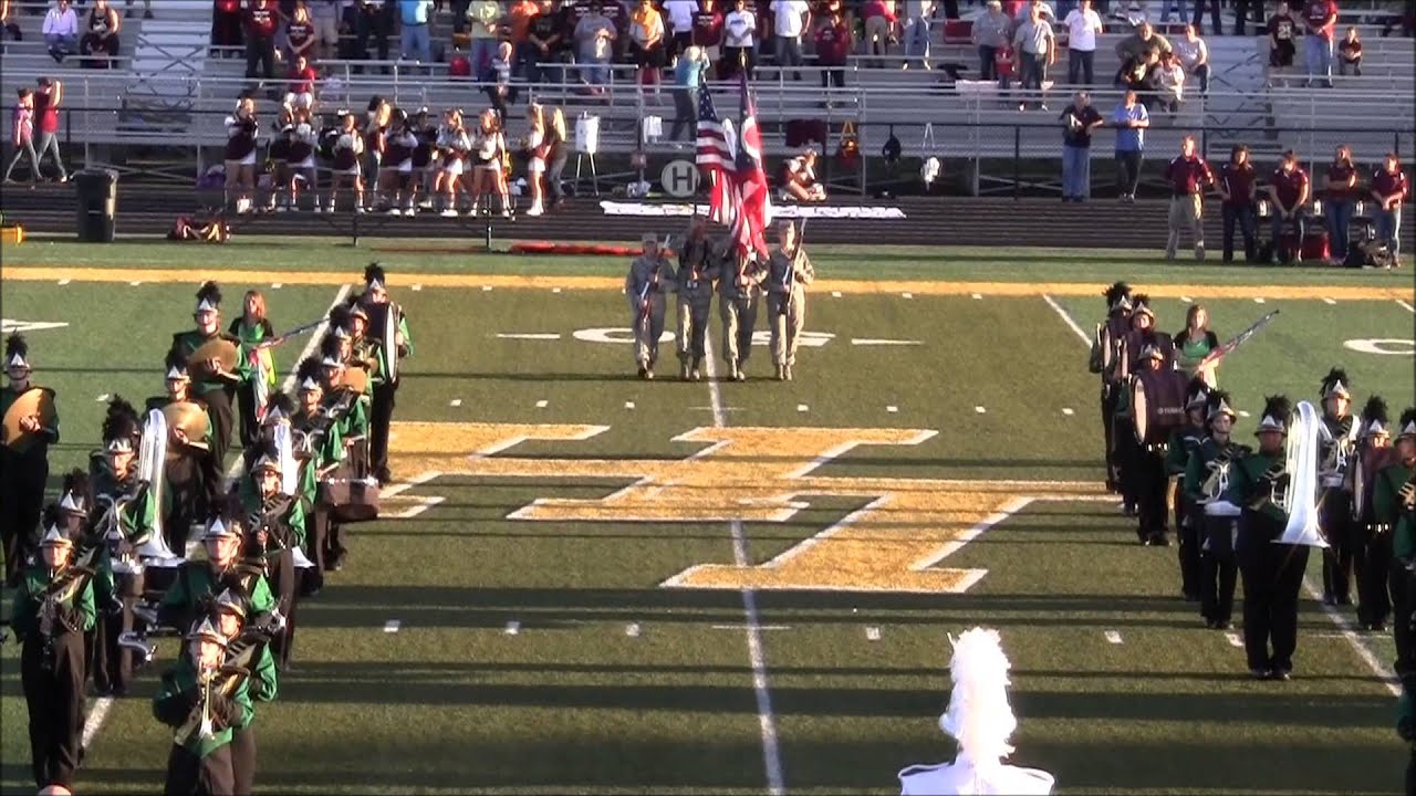 Military Night at Hamilton Township High School September 6, 2013 - YouTube