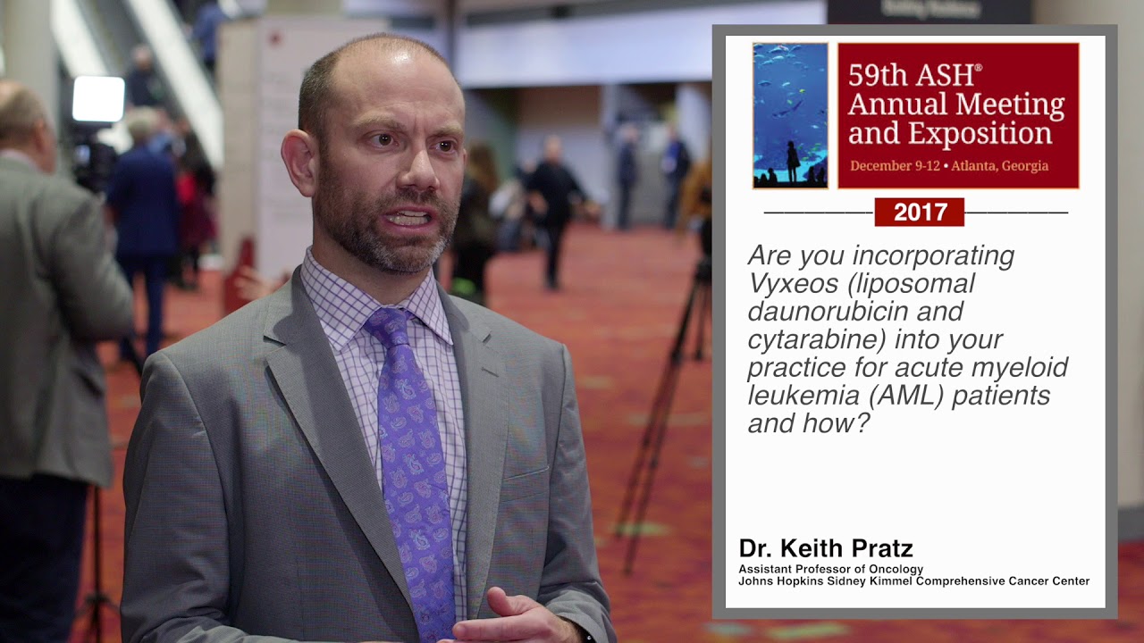 Keith Pratz, MD, explains how he is incorporating Vyxeos into his ...