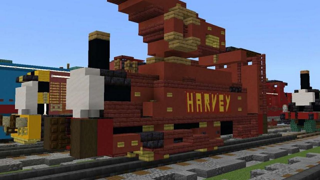 Harvey Minecraft Thomas & Friends Tutorial | ThatOneClayTruck - YouTube