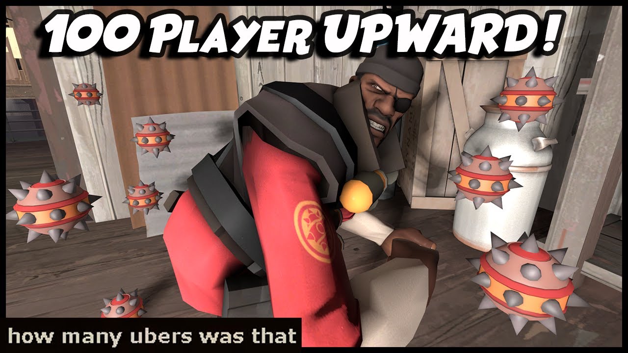100 Player UPWARD! Team Fortress 2 Demoman Gameplay - YouTube