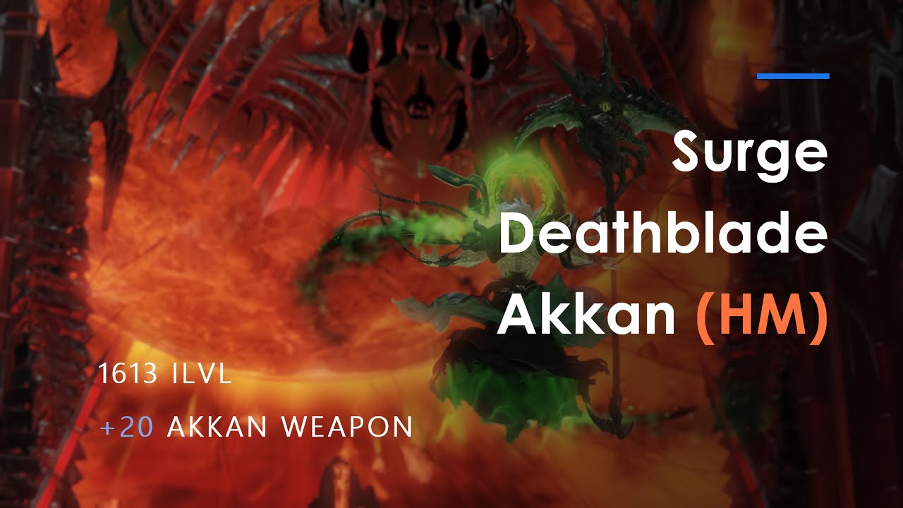 LOST ARK | New Surge Deathblade vs. Hard Akkan (All Gates) - All Cruel ...