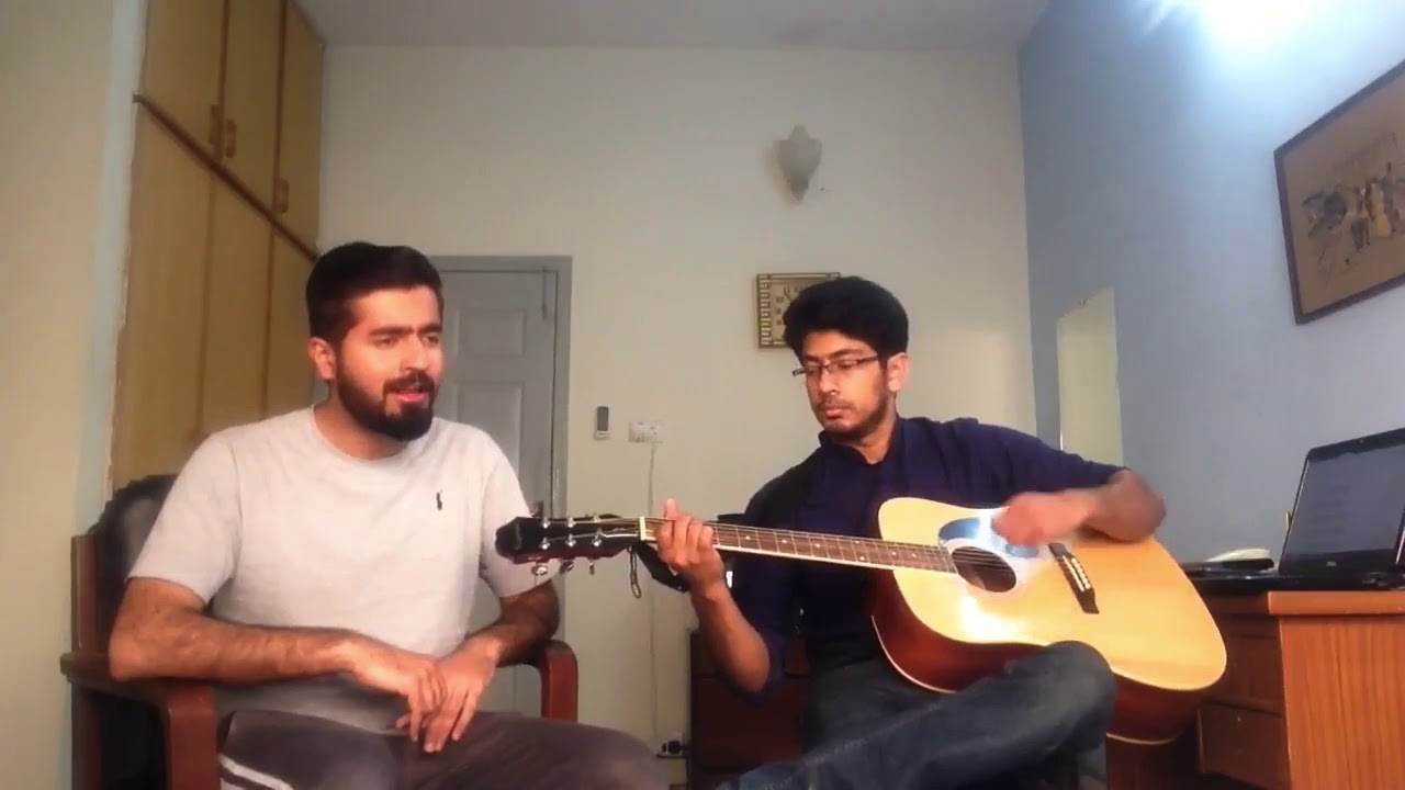 Woh Pehli Baar | Acoustic Cover| Guitars by Ali Khalid | Unplugged with ...