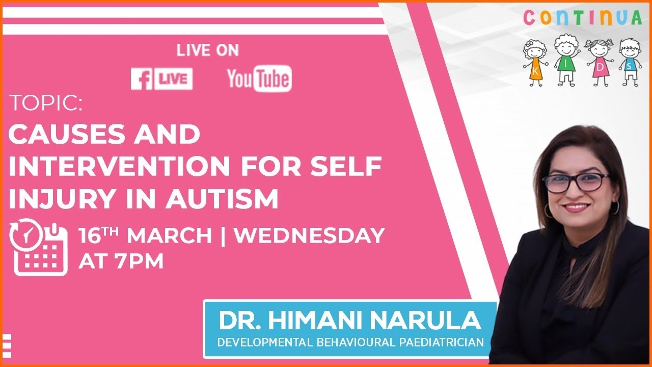 Causes and intervention for self injury in autism - YouTube