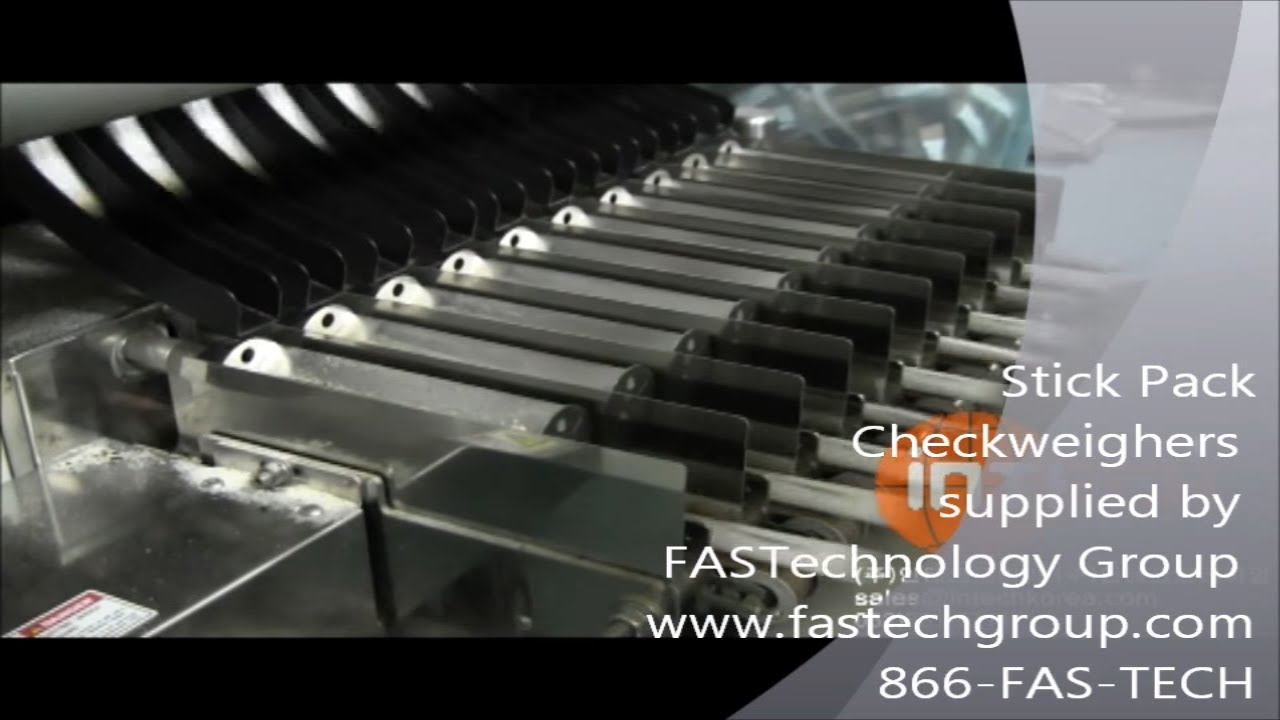 Stick Pack Checkweigher Solutions by FASTech - YouTube
