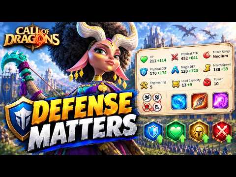 HIDDEN VALUE OF DEFENSIVE STATS IN CALL OF DRAGONS
