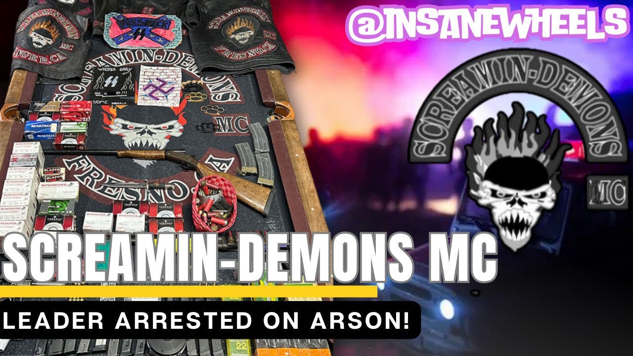 Fresno Detectives Arrest Screamin-Demons MC Leader: Arson & Gun Charges ...