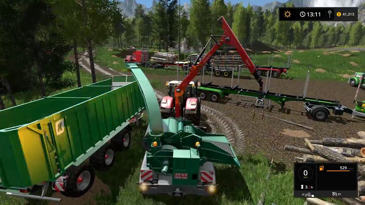 Farming simulator 17 - Emerald valley logging timelapse ep#9 - YouTube
