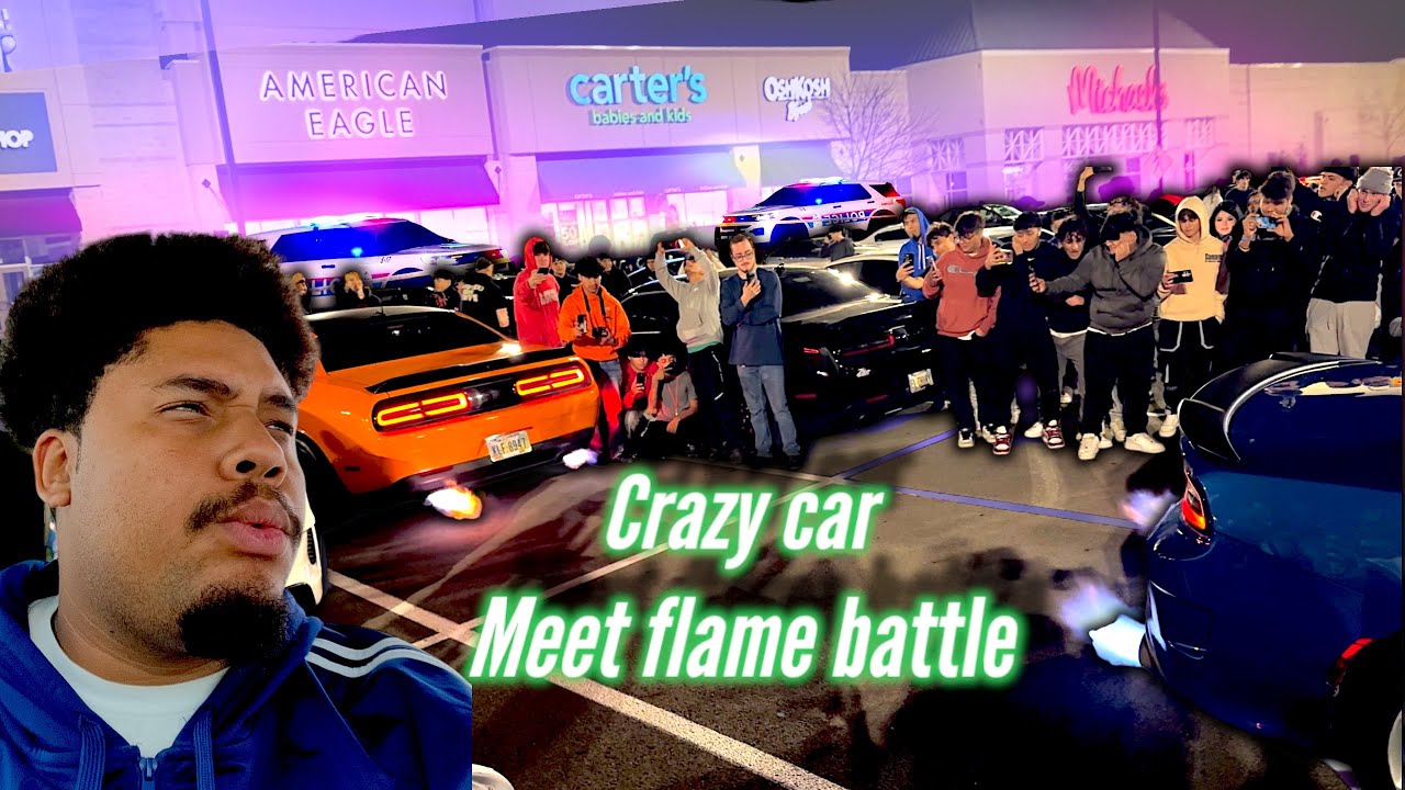 CRAZY CAR MEET, HELLCAT VS SCATPACK FLAME KITS (MUST WATCH) 🔥🔥🔥 - YouTube
