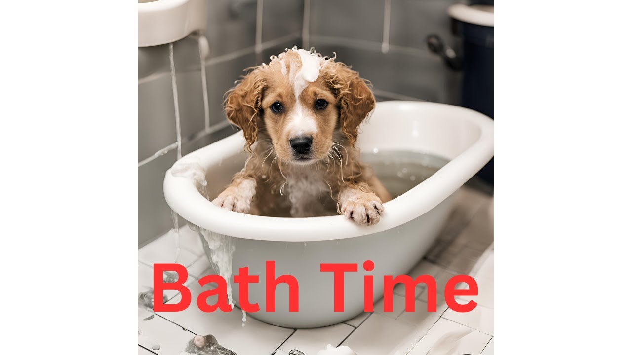 Splish Splash! Bath Time Fun with Your Puppy - YouTube