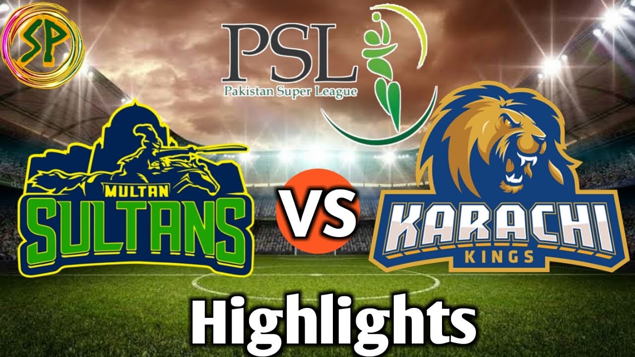 Multan Sultans VS Karachi Kings Full Match || PSL 5 || Match 19 | 6th ...