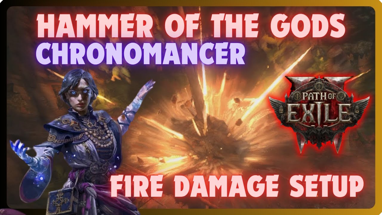 Update/guide on Hammer of the Gods Chronomancer | Path of Exile 2 - YouTube
