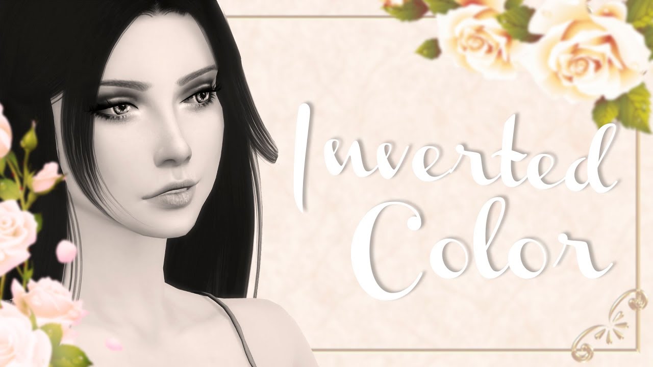 The Sims 4 Challenge Inverted Color | Инверсия цветов в CAS - YouTube