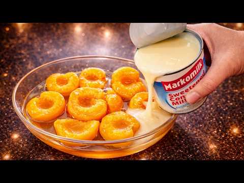 I Didn’t Expect This to Taste So Good… 😍 Peach Dessert!