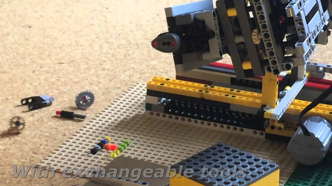 Lego Technic FXR Milling Machine - YouTube
