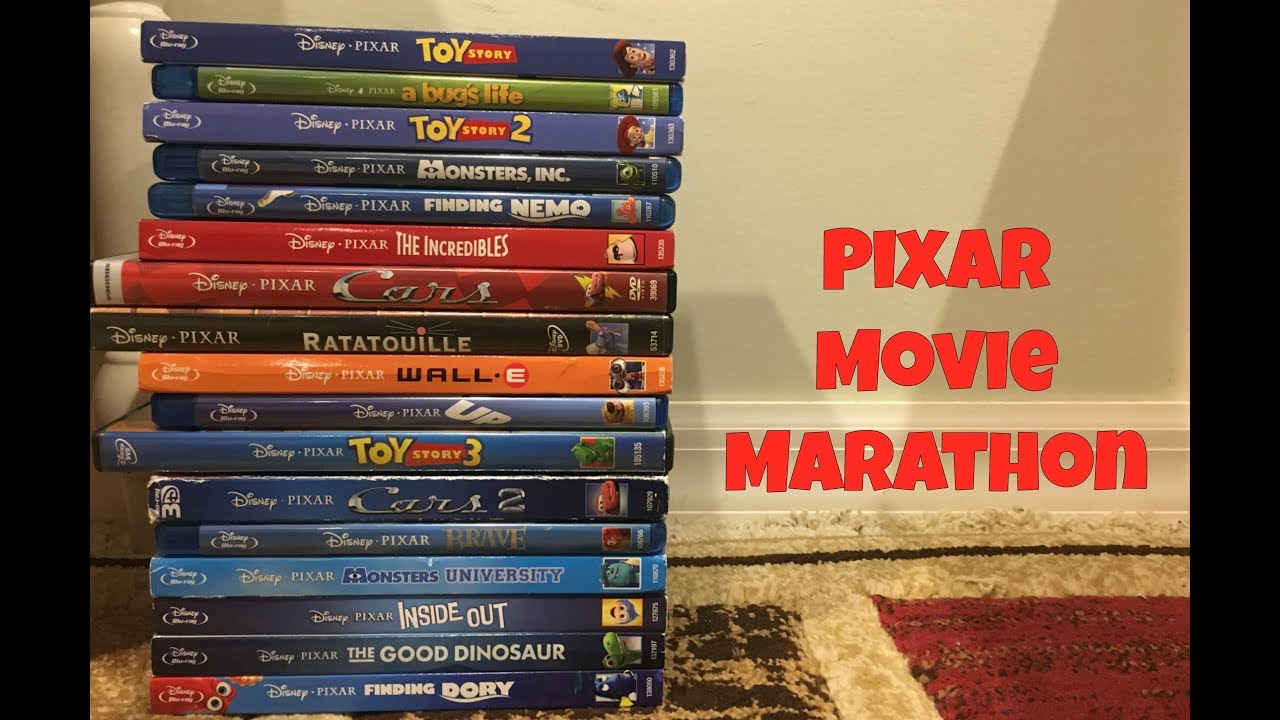 Pixar Movie Marathon - YouTube