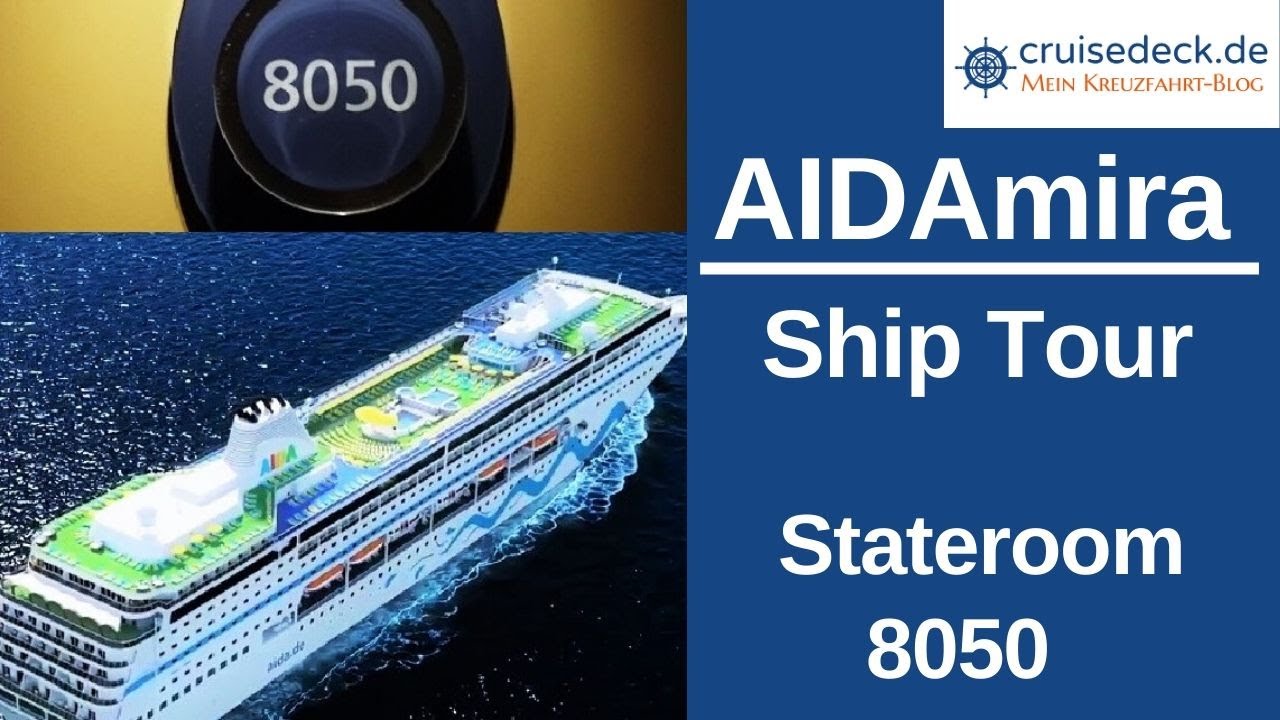 AIDAmira Ship Tour - stateroom 8050 [#e57] - YouTube