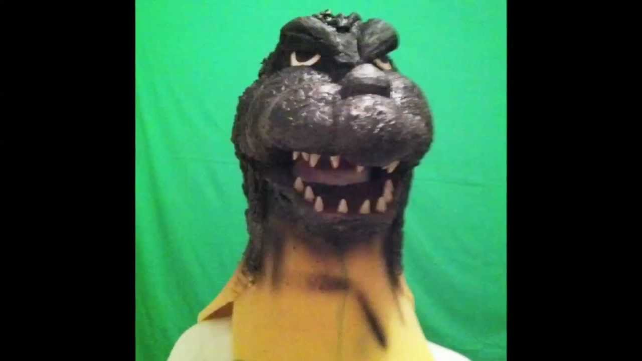 ゴジラ Godzilla suit making & fitting. 60's style. [part 1]. HEAD. - YouTube
