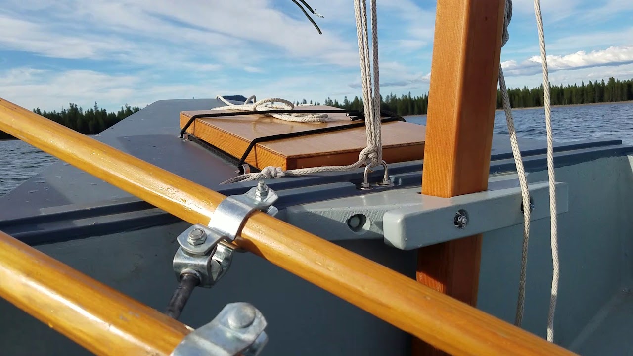 Piccup pram sailboat - YouTube