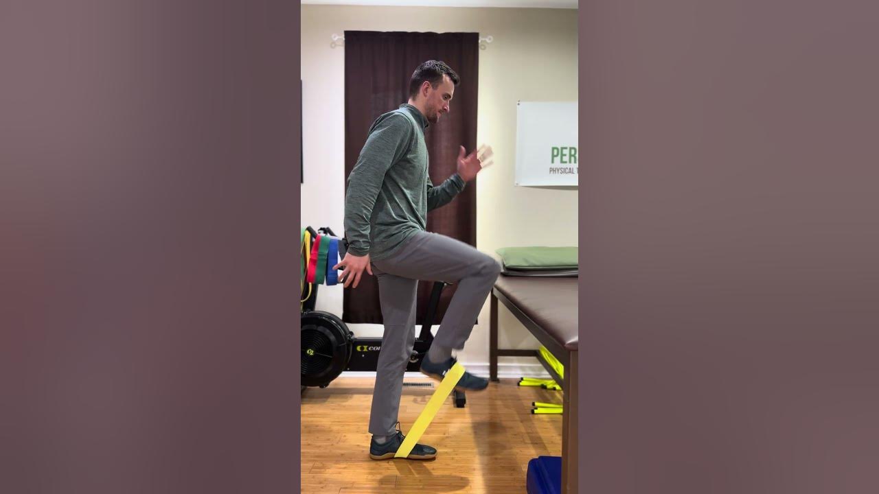 Standing Resisted Hip Flexion March Youtube