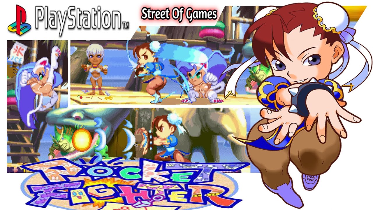 Pocket Fighter (PS1-1997) Chun-Li - YouTube