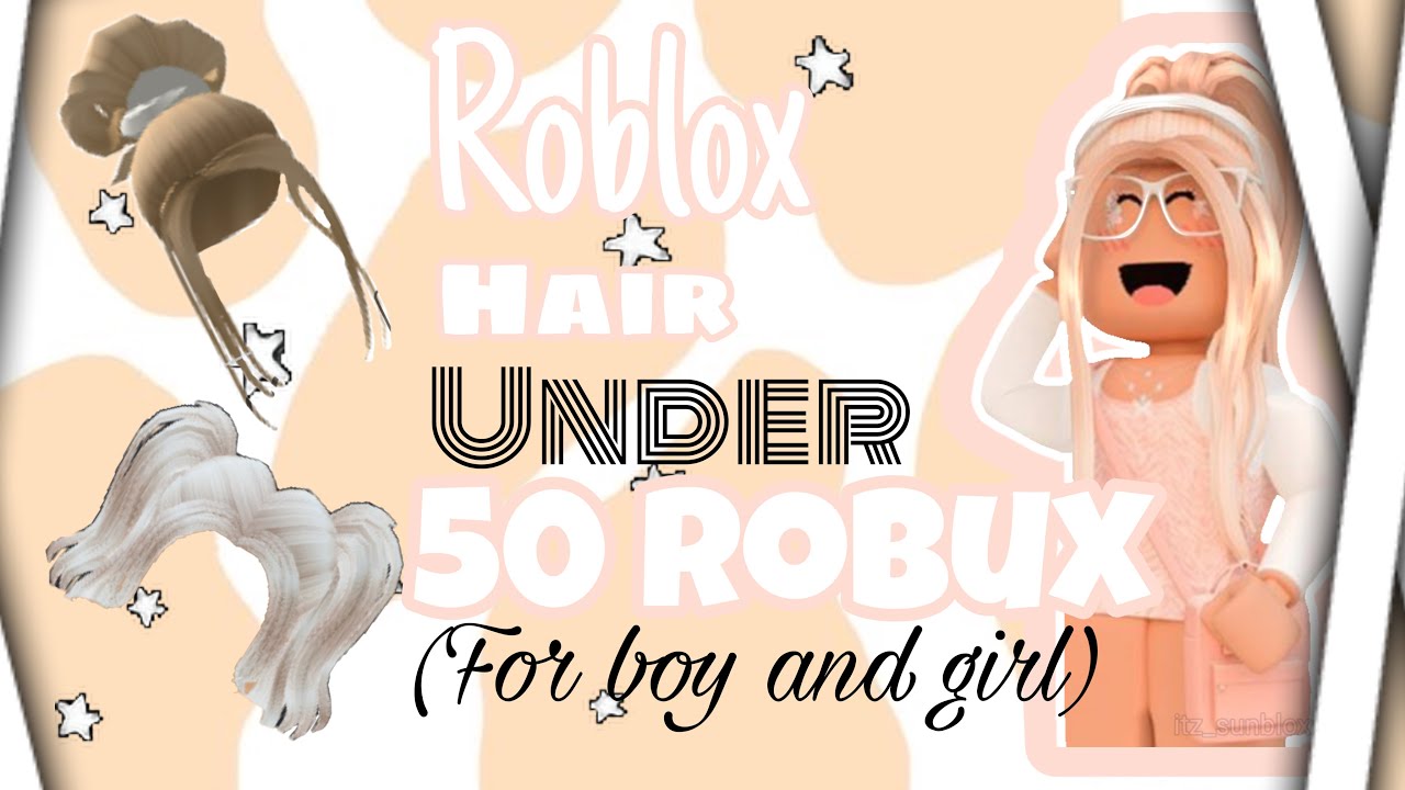 Roblox hair for only 50 robux! - YouTube