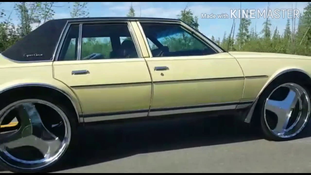 77 caprice on 26's riding right 70k miles - YouTube