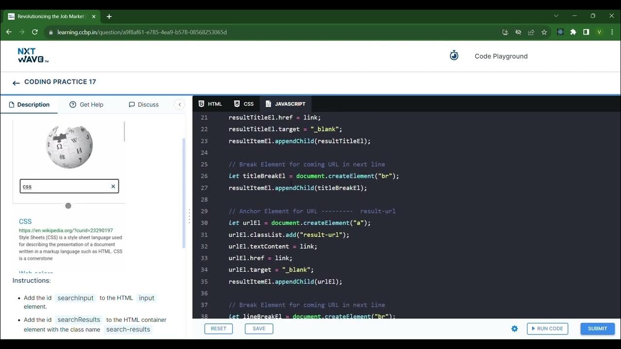 Wikipedia Search Application Coding Practice 17 Fetch And Callbacks 2