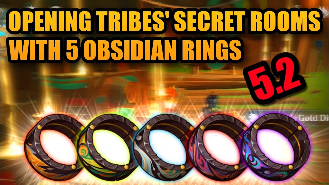 Opening Tribes' Secret Rooms with all 5 Obsidian Rings | NATLAN ...