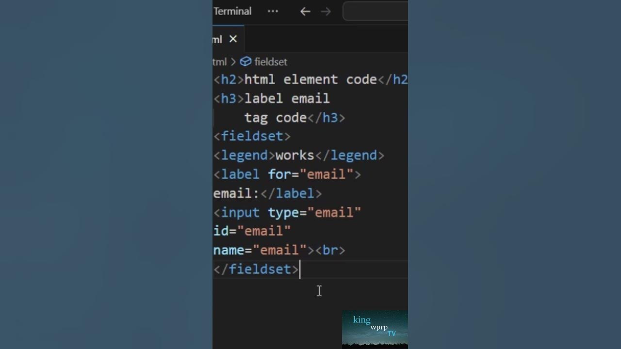 HTML Tutorial l HTML Element Reference | label email #coding #htmlcss #htmltutorial #html # ...