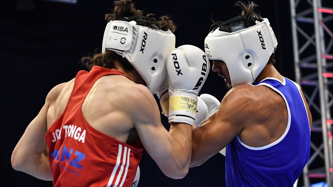 Josh Tonga (NZL) vs. Sándor Váradi (HUN) IBA Youth World Championships ...