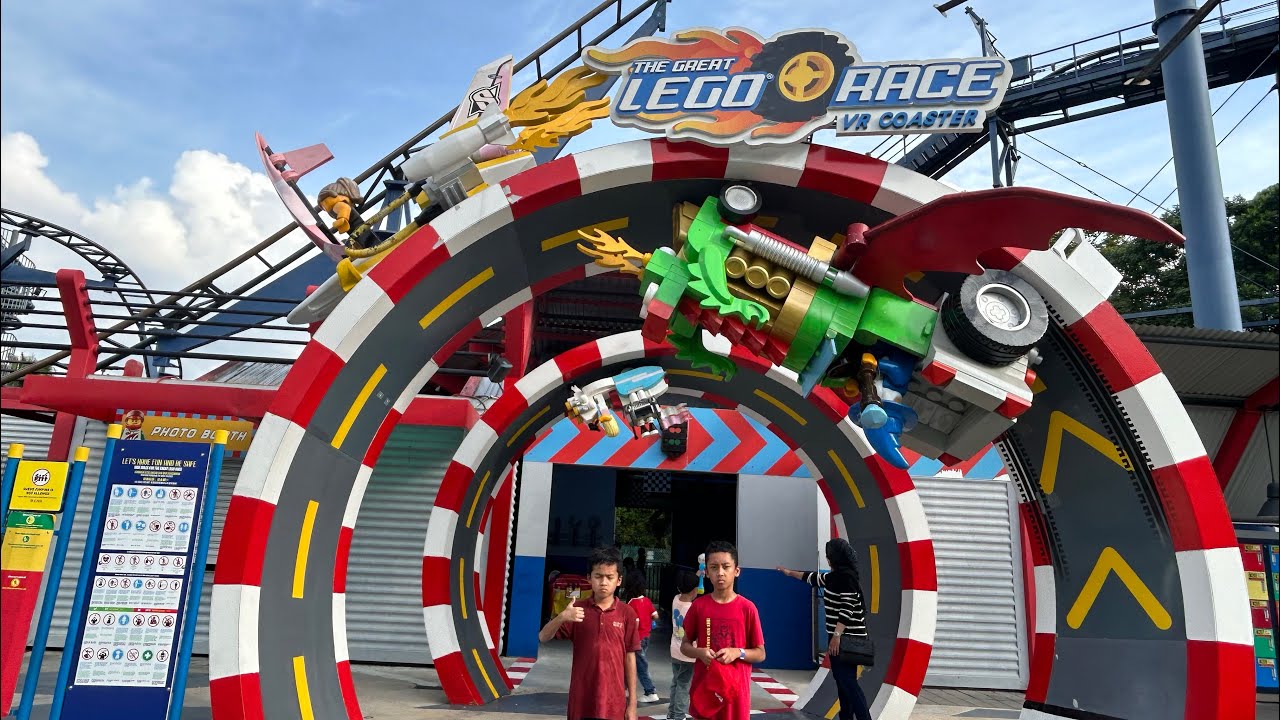 Lego Race Roller Coaster VR at Legoland - YouTube