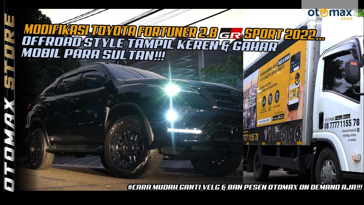 MODIFIKASI TOYOTA FORTUNER GR SPORT 2022, Tampil Keren Dengan Velg ...
