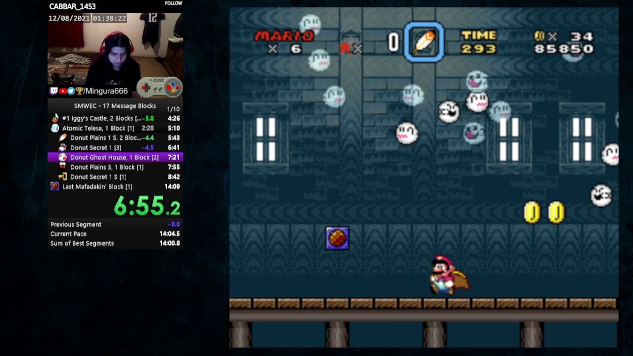 Super Mario World - 17 Message Blocks (12m 27s 386ms) - YouTube