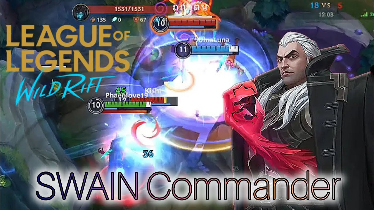 Swain : League of legend wild rift : SwainCommander in Chief - YouTube