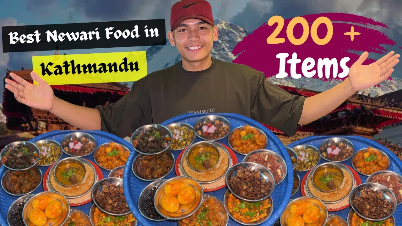 Best Newari Food in Kathmandu | ft. Hakku Choila and Sapu Mhicha ...