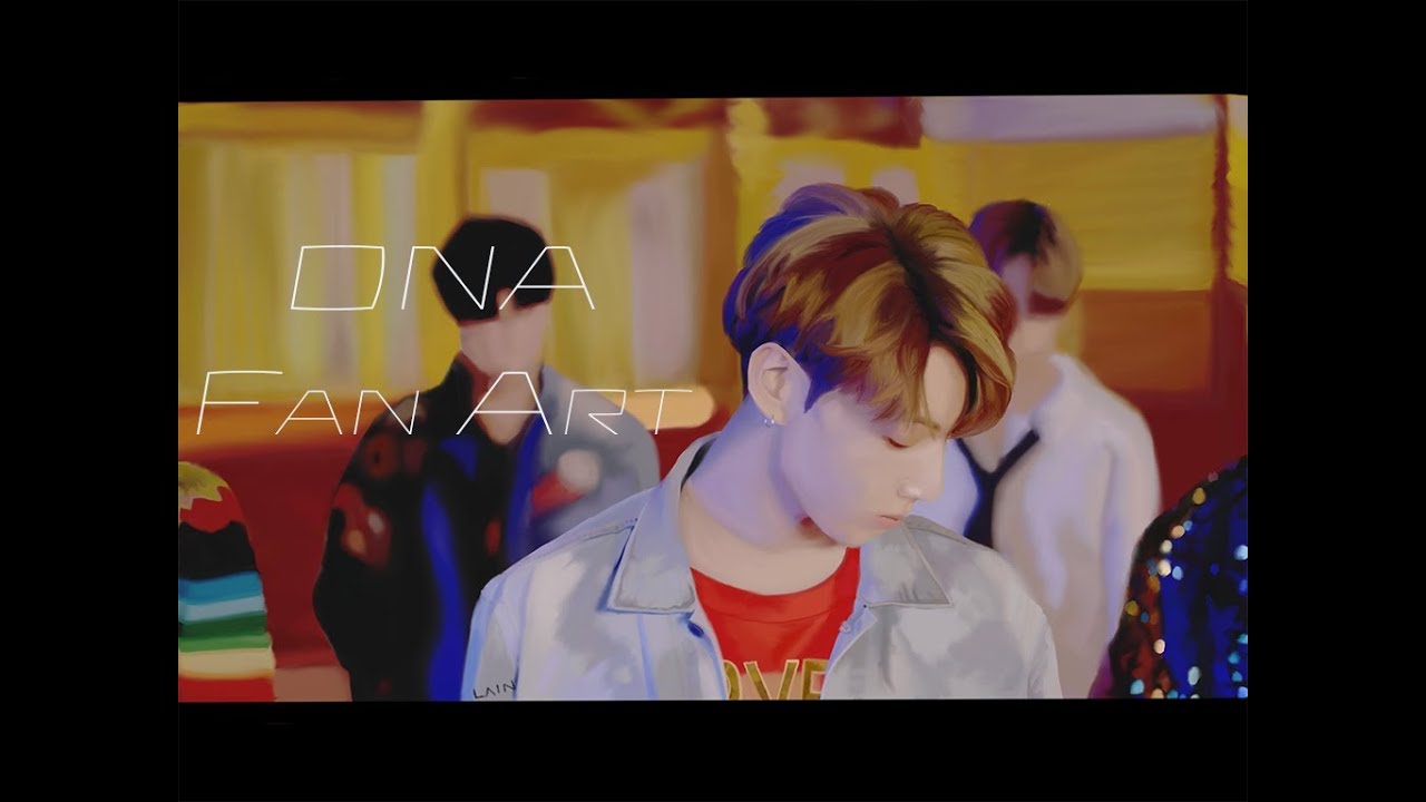 [DNA] BTS Kookie JungKook Speedpaint (MV) - YouTube