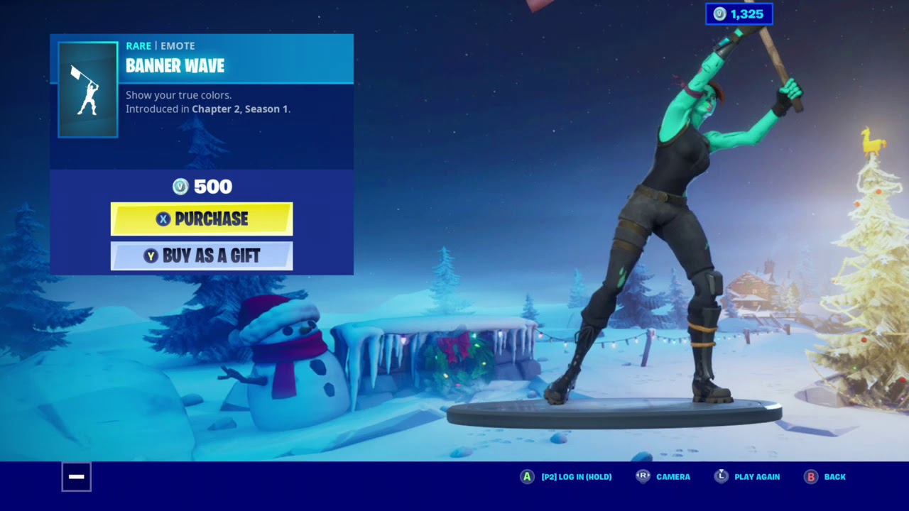 New Banner wave Emote in fortnite item Shop - YouTube