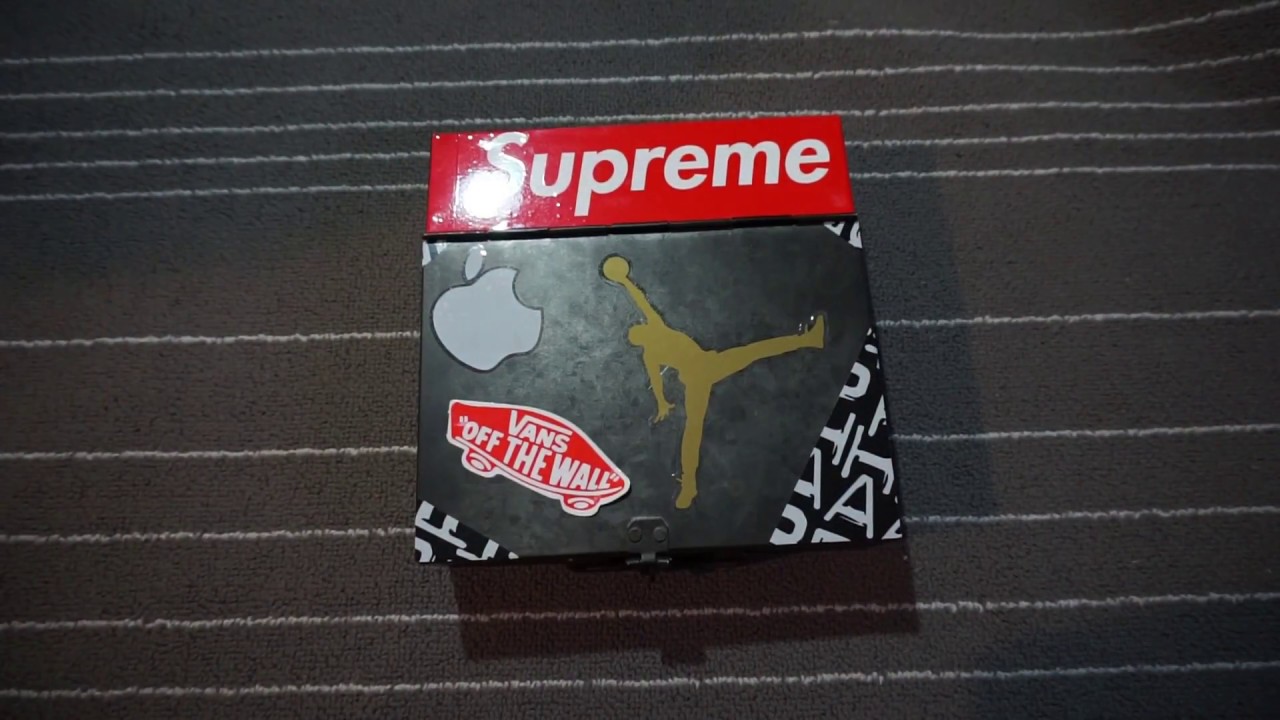 What to do with hypebeast/Supreme stickers - YouTube