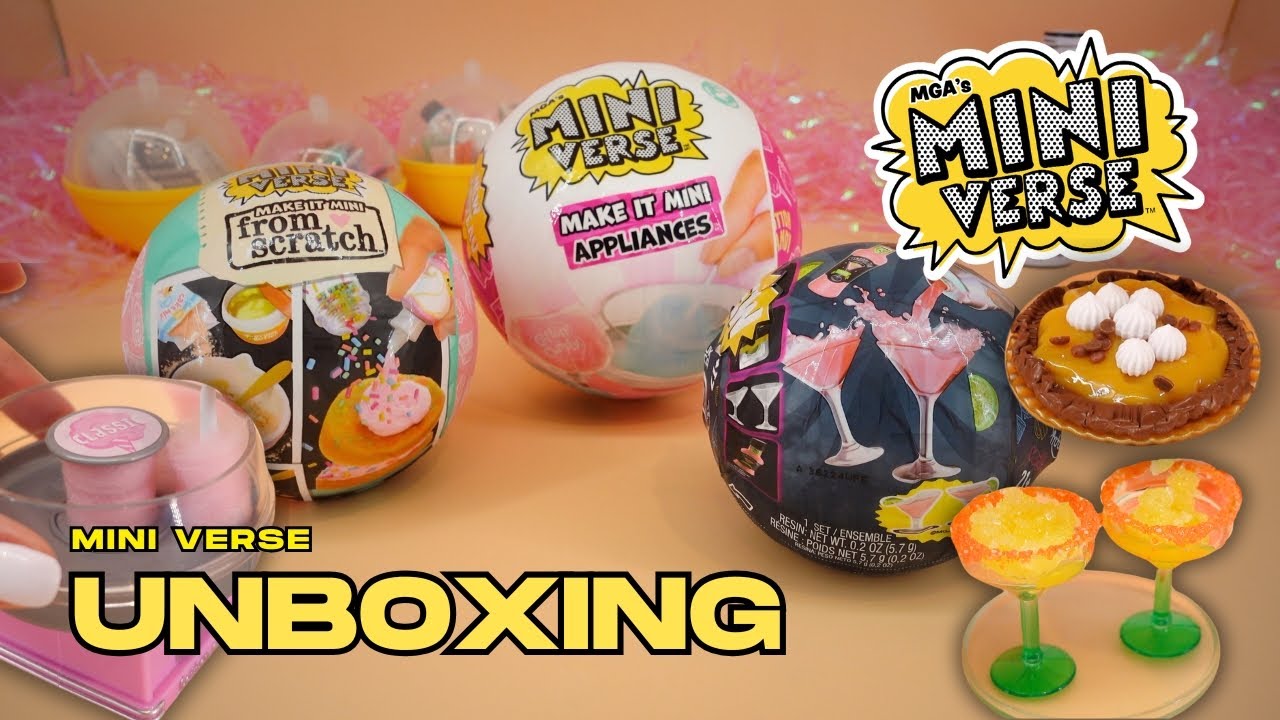 ASMR | UNBOXING Mini Verse Make It Mini Appliances | From Scratch ...