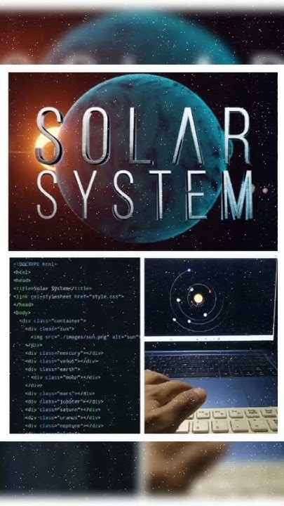 Solar System Project Using HTML,CSS,JAVASCRIPT.1K Target.#trendingshort#codeproject#solarsystem# ...