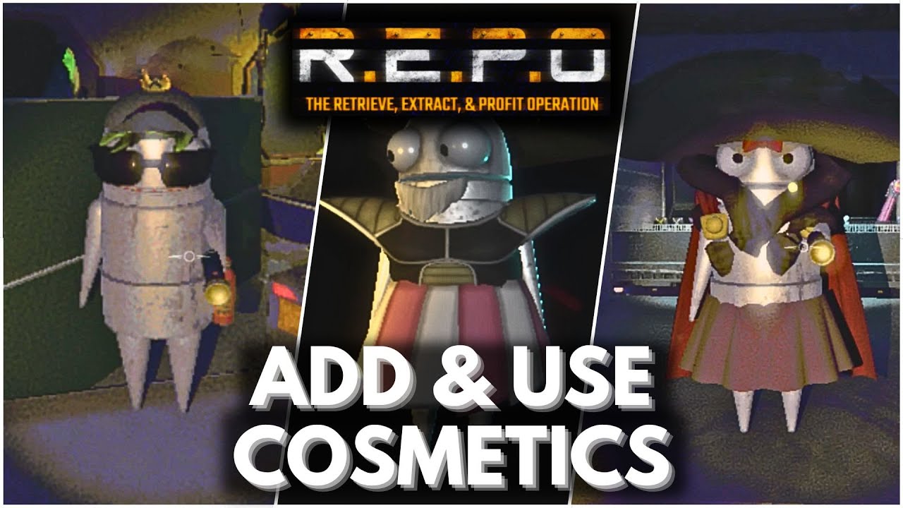 How To Add Cosmetics on R.E.P.O - (Install MoreHeads Mod Tutorial ...